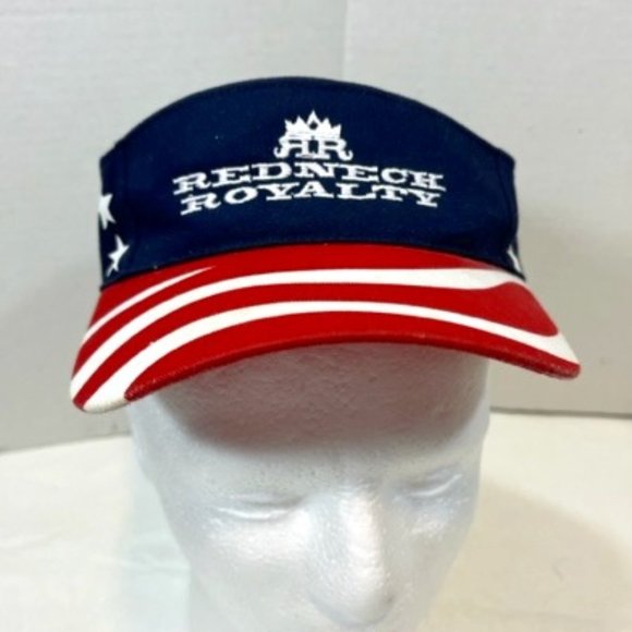 Cobra | Accessories | Rr Redneck Royalty Red White Blue Stars Sun Visor ...